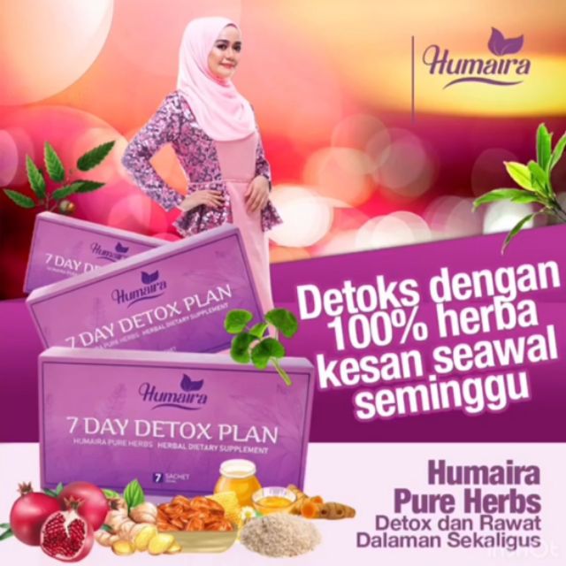 💯%7 Hari detox plan bersama Jus kurus by Humaira Pure Herbs 🌱💕 | Shopee ...