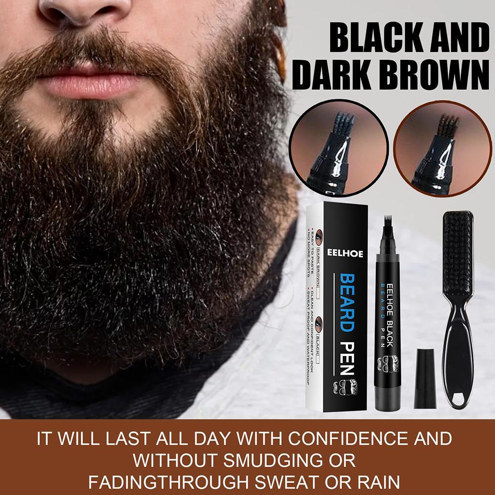 Beard Pen Beard Filler Pencil And Brush Beard Enhancer Coloring ...
