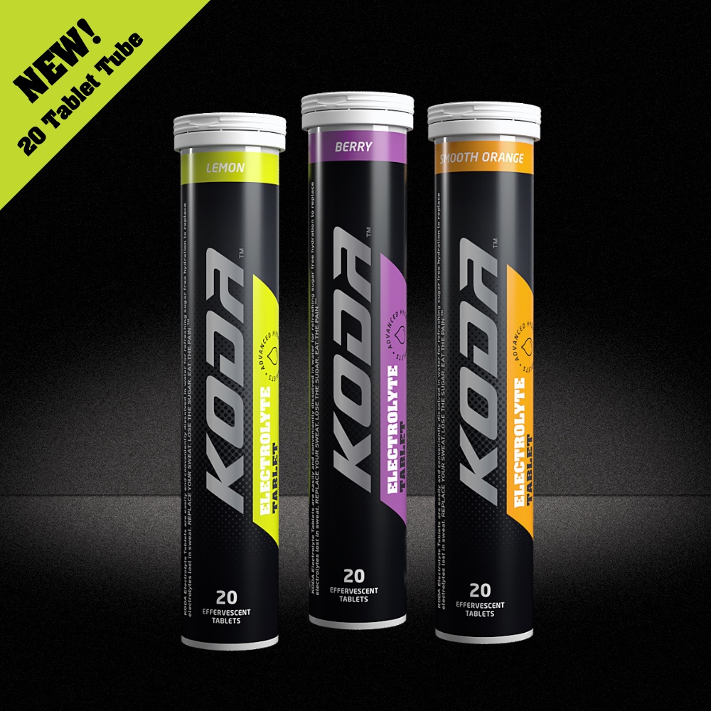KODA Sports Electrolyte Soluble Tablets (Anti Cramp - 20 Tablets ...