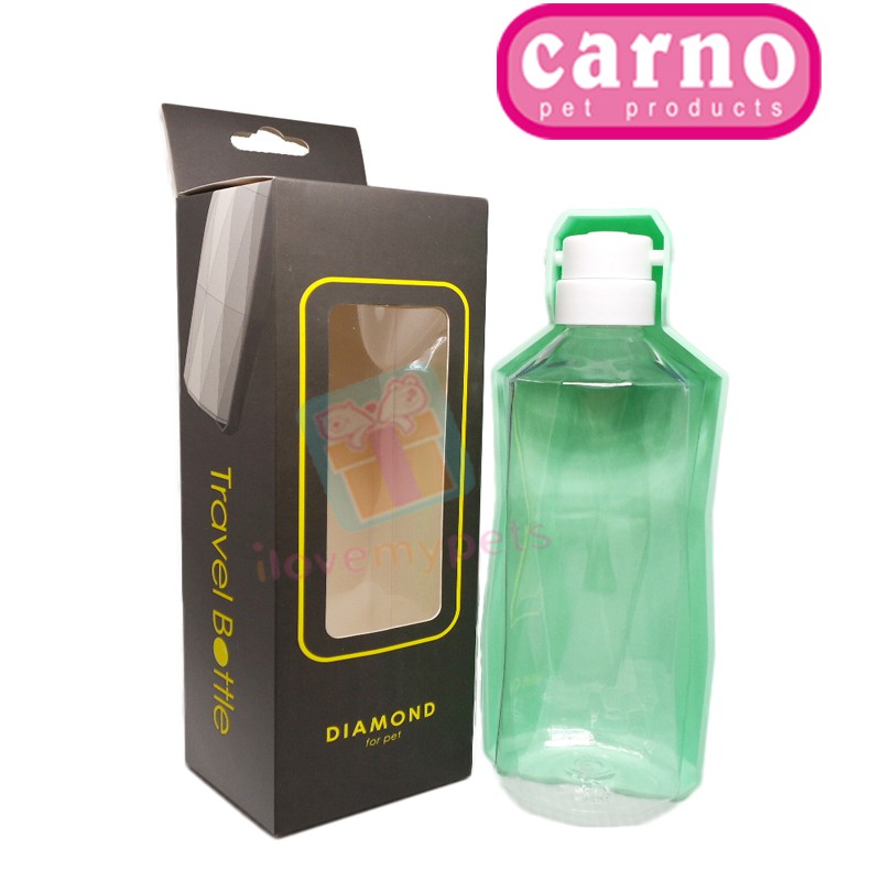 Carno Diamond Travel Bottle, 500 ml (For medium dog breed) | Shopee ...