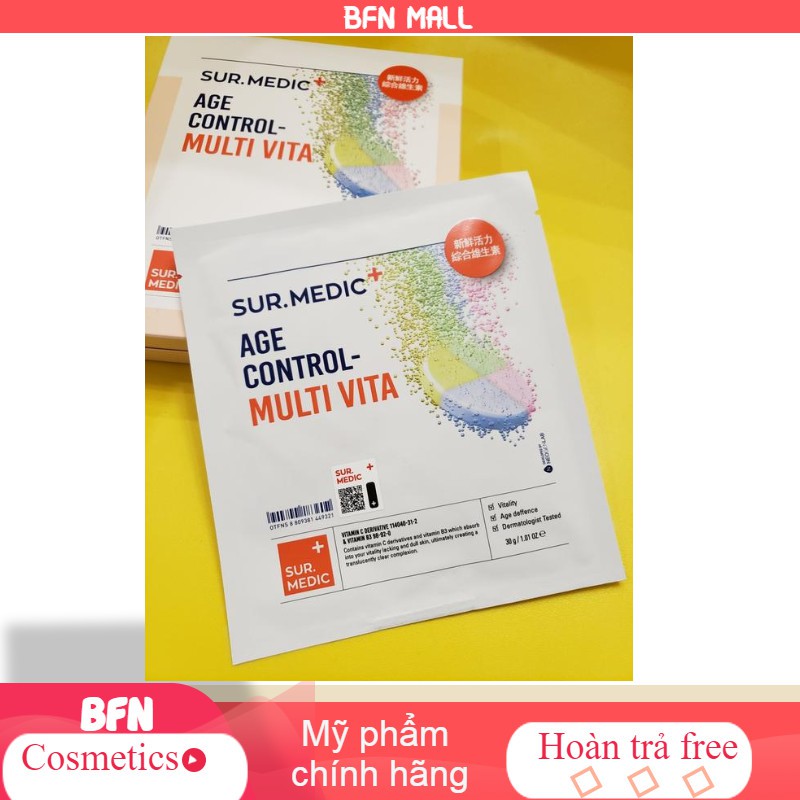 Combo 10 Sur.Medic Age Control Anti-Aging Masks - Multi Vita 30g ...