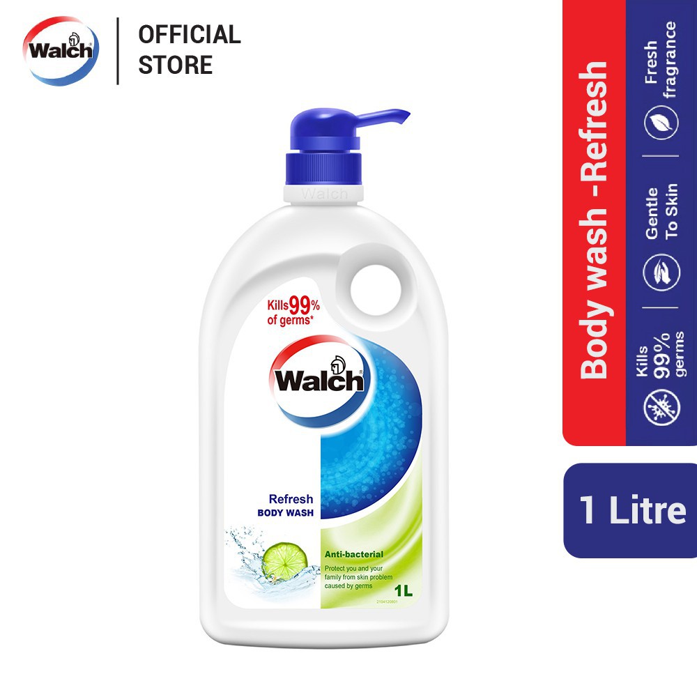 Walch Refresh Anti-bacterial Body Wash 1000mL | Shopee Malaysia