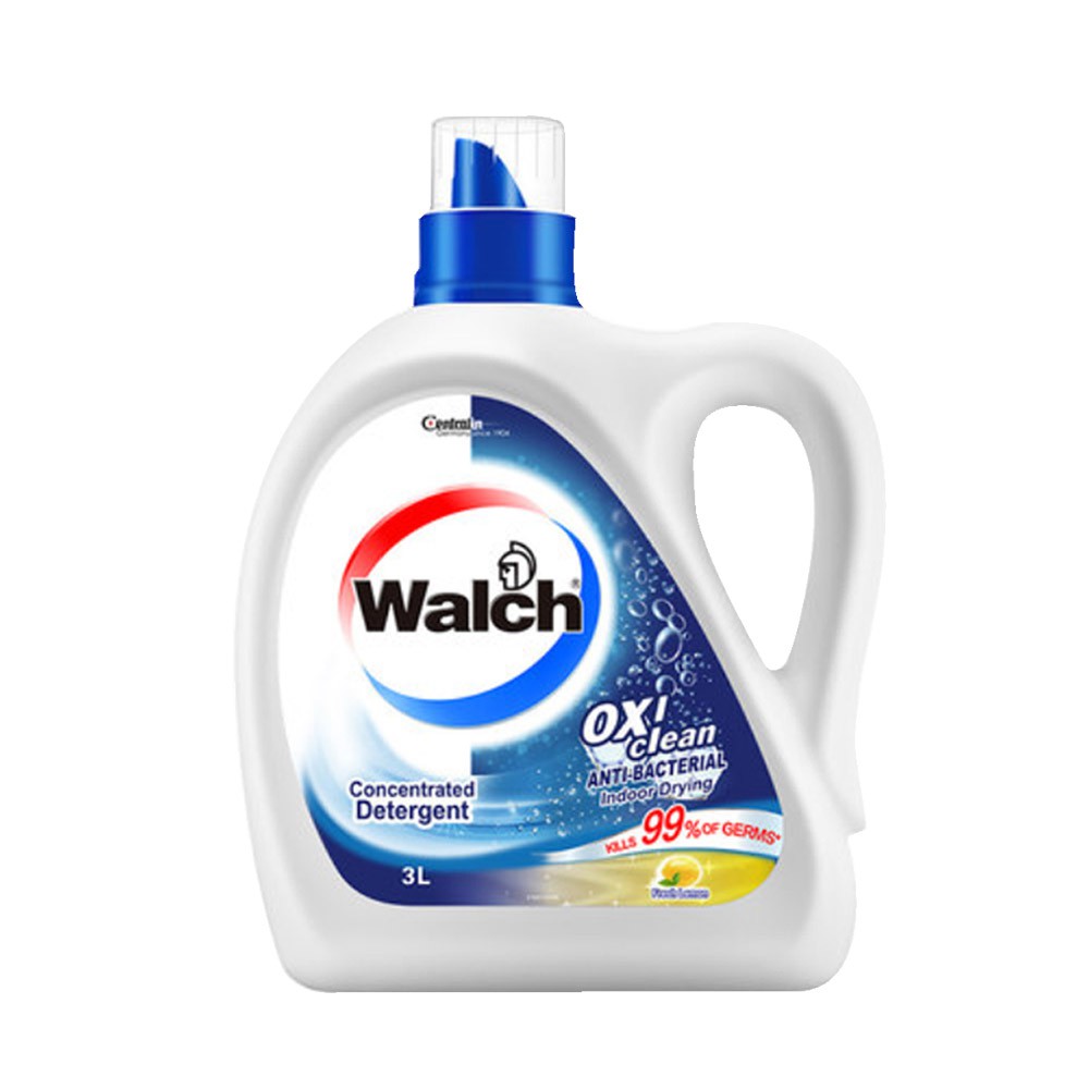 Walch Oxi Clean Fresh Lemon Laundry Detergent 3L AntiBacteria High ...