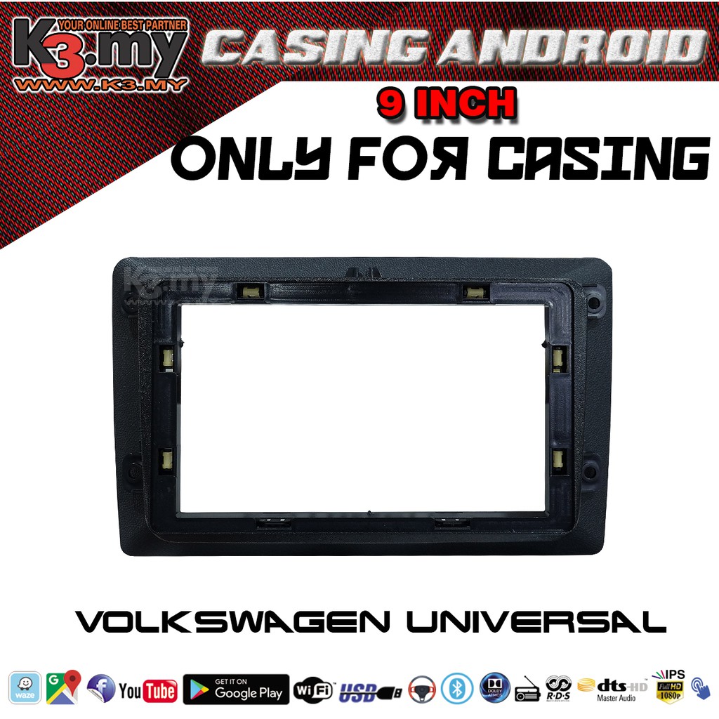Volkswagen Universal 10'' Android Player Casing With Socket | Shopee ...