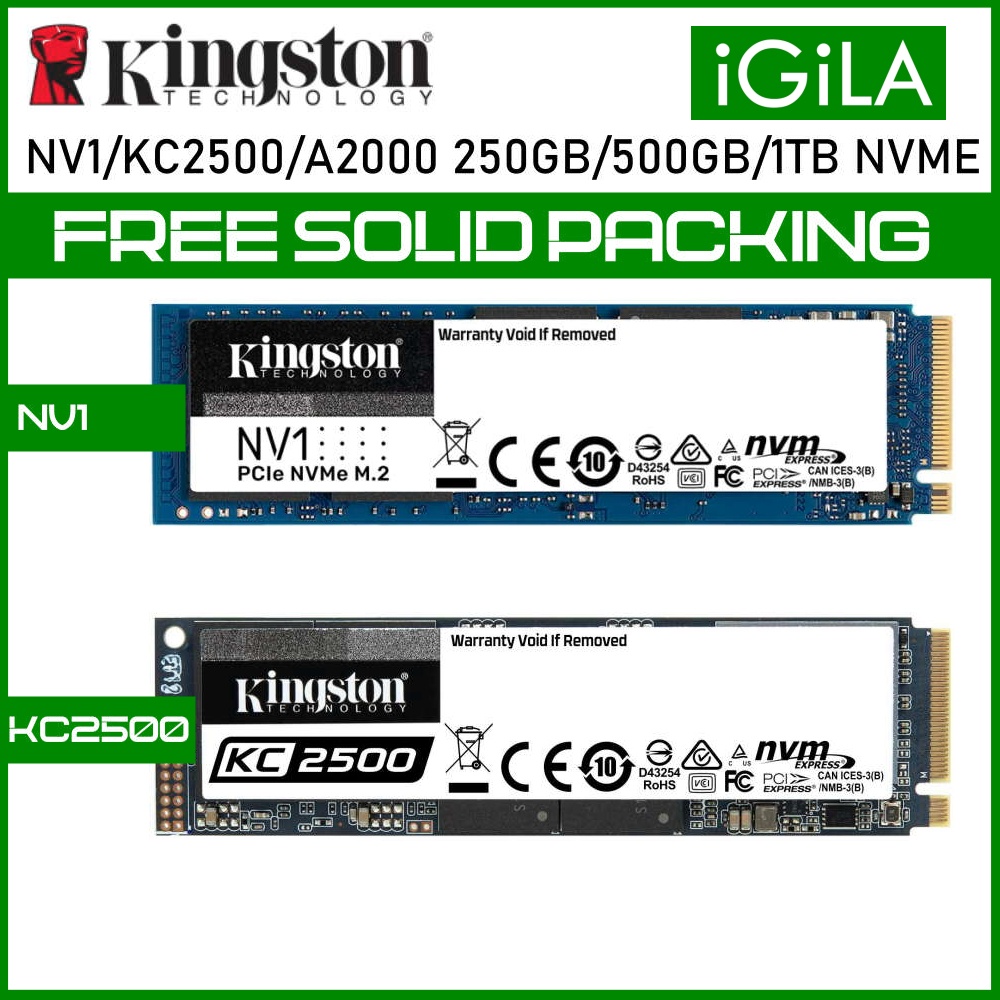 KINGSTON NV3 NVME NV3 KC2500/KC3000 250GB 256GB 500GB 512GB 1TB NVME ...