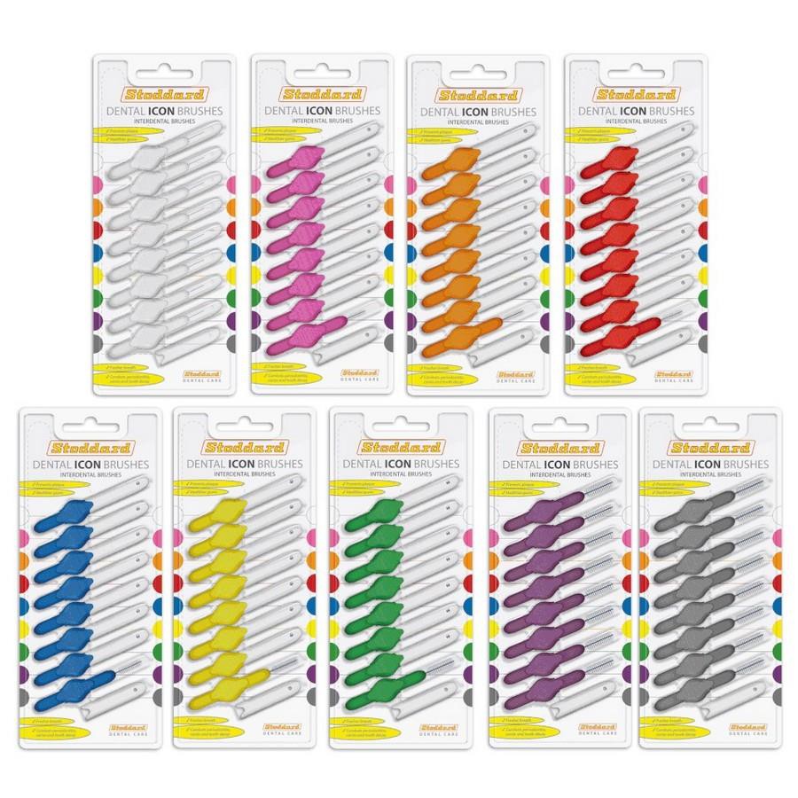 (8 brushes) STODDARD Interdental Brush UK Berus Celah Gigi - Implant ...