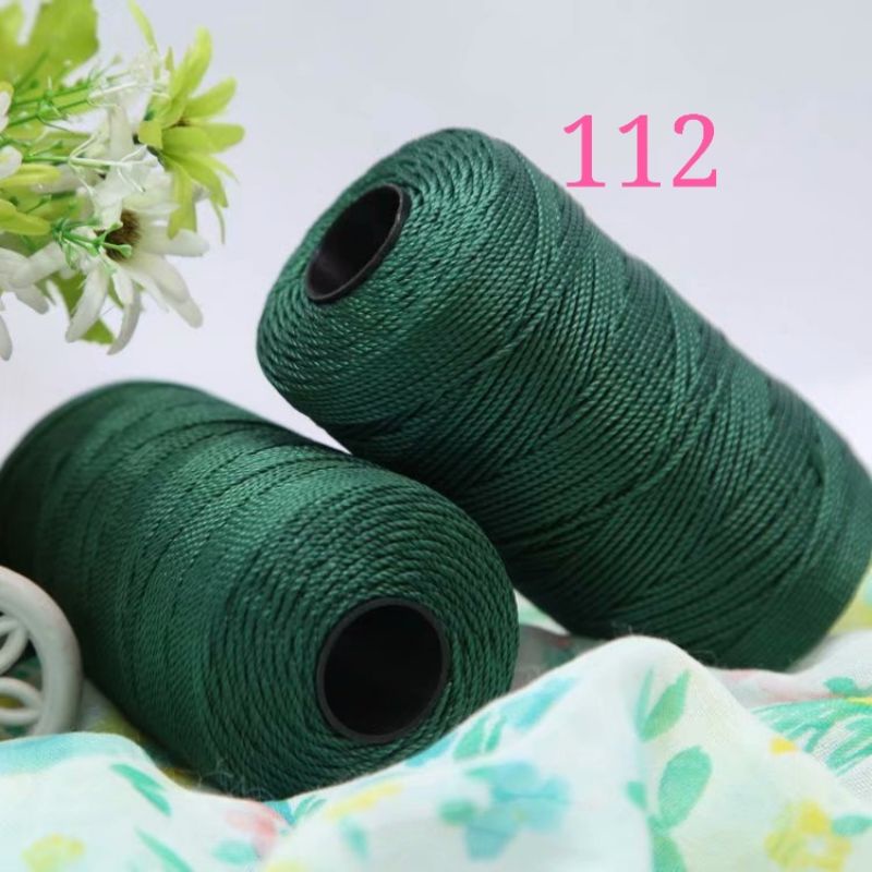 Benang kait Benang Nilon 1.5mm Crochet Nylon 3ply Yarn Accessories Bag ...