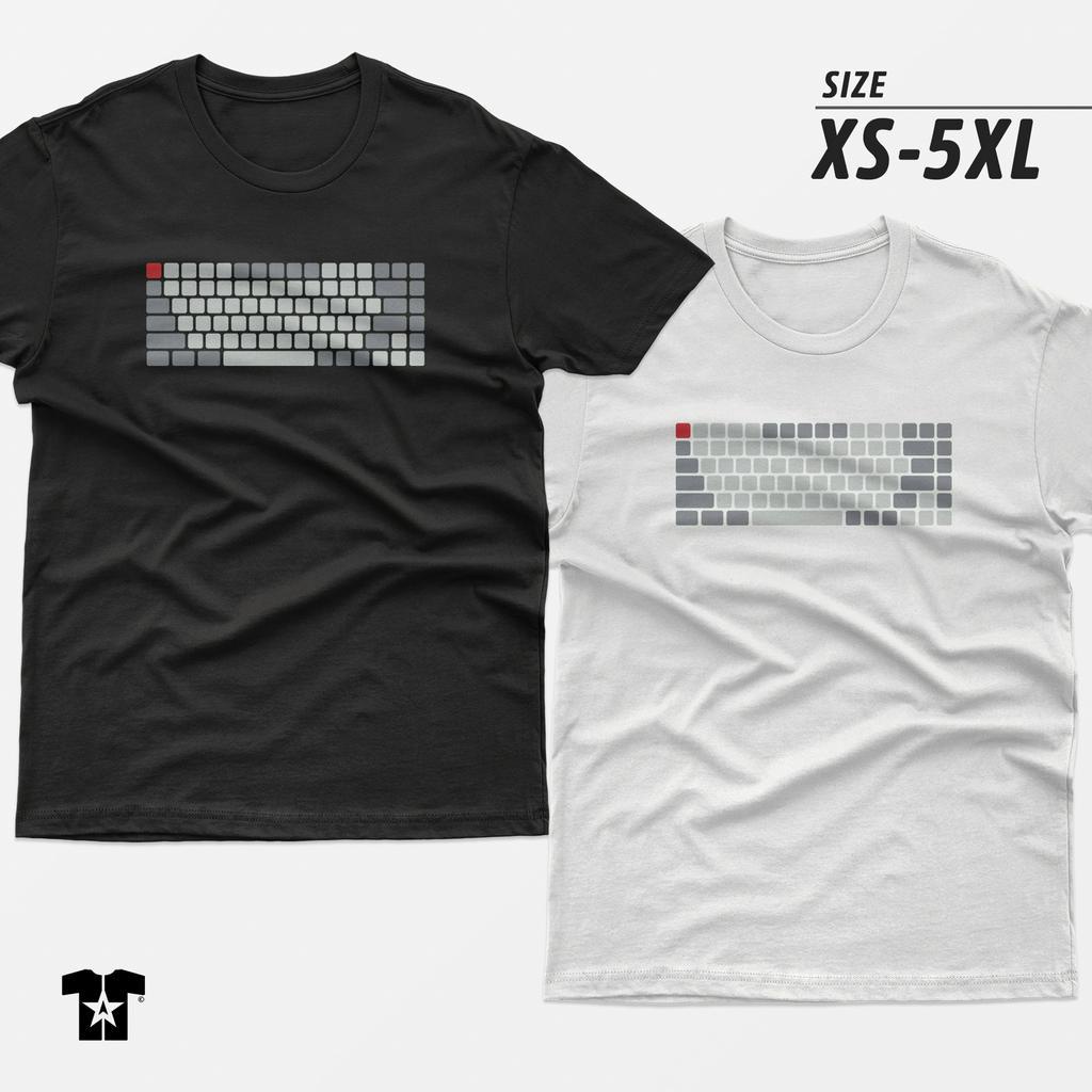 PC Keyboard Gaming T-shirt. PC Gamer T Shirt with Minimalist Touch ...
