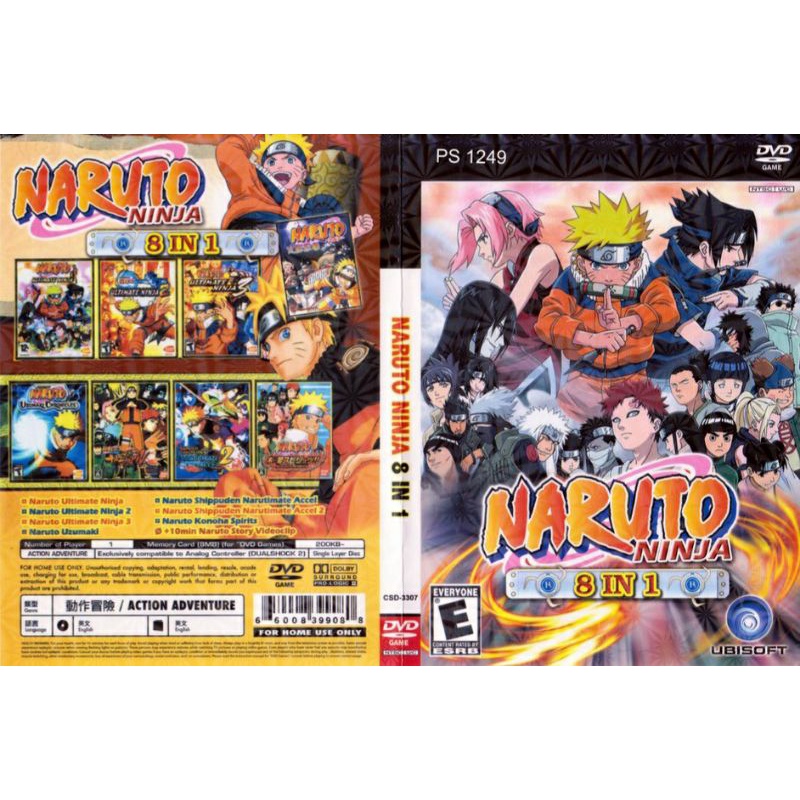 [PS2 GAMES] Ps2 Naruto Ultimate Collection 8 in 1 | Shopee Malaysia