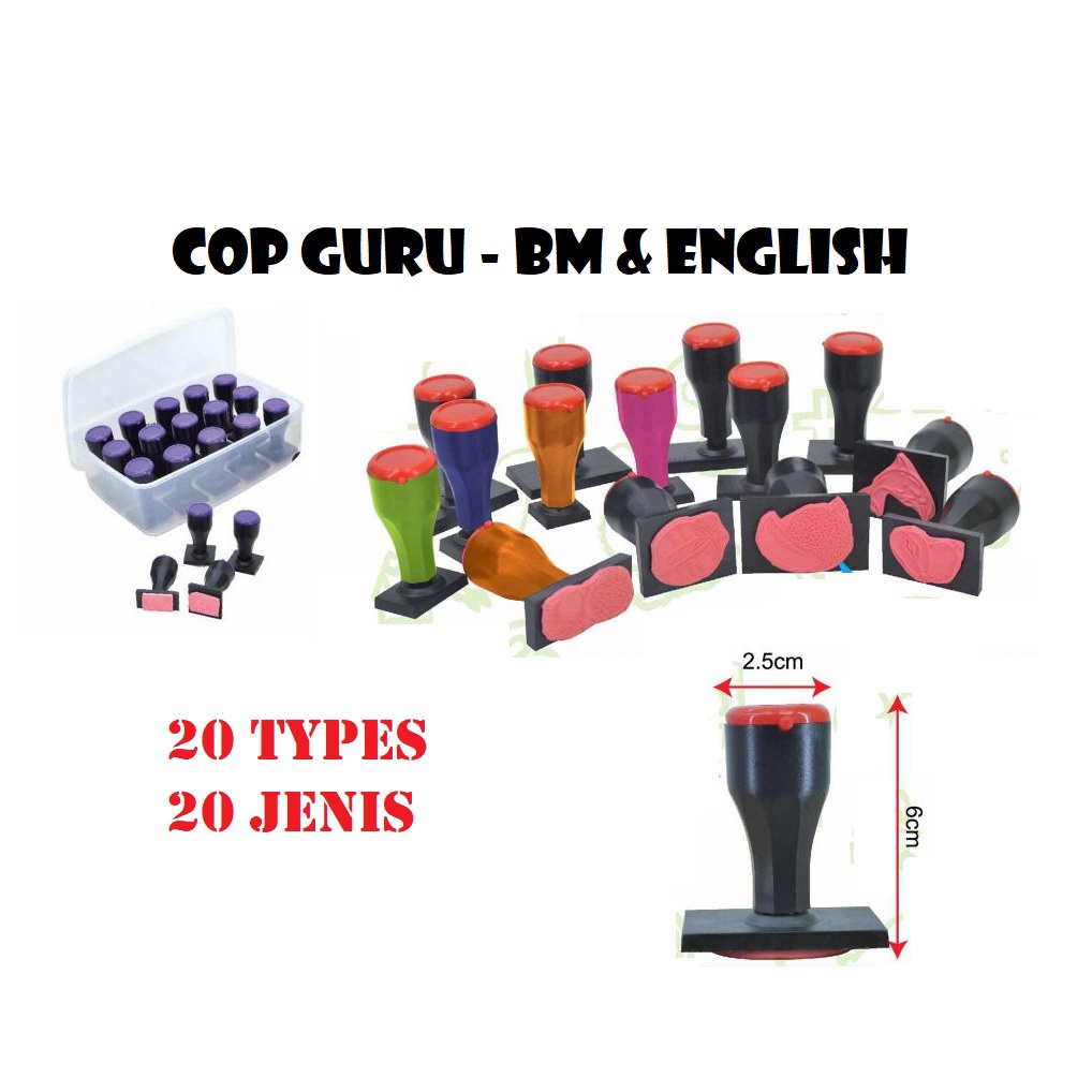 COP GURU -Bahasa Melayu & English (20 jenis) | Shopee Malaysia