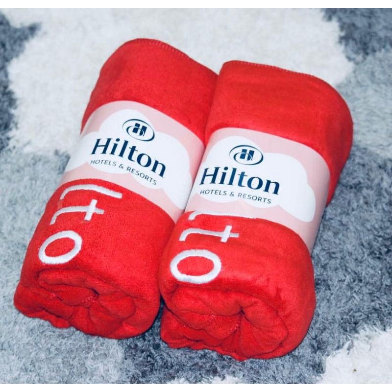 hilton microfiber towel. | Shopee Malaysia