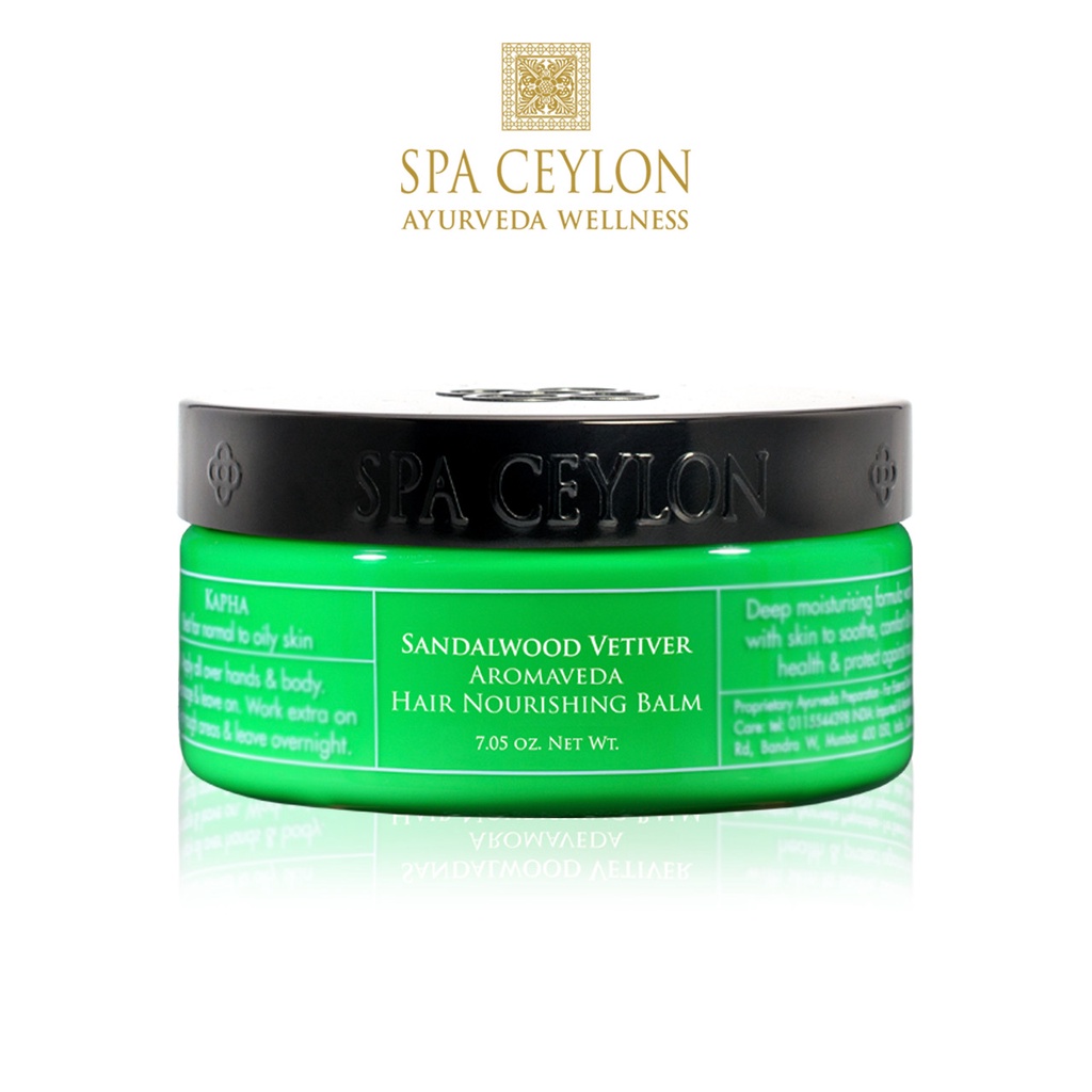 Spa Ceylon Ayurveda Sandalwood Vetiver Hair Nourishing Balm (200g ...