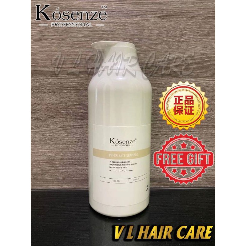 Kosenze Professional PH-Balance Shampoo 1000ml (New Packing) | Shopee ...
