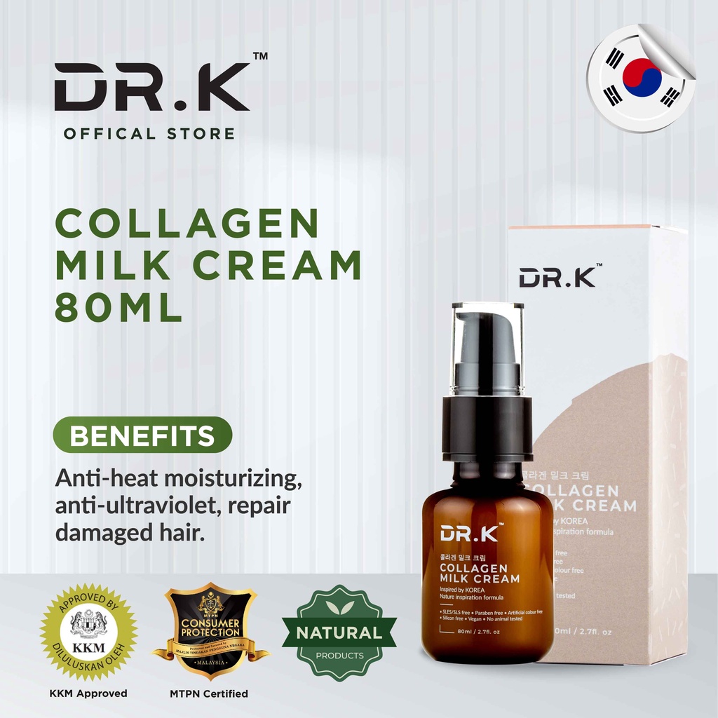 DR.K Collagen Milk Cream 80ml | Shopee Malaysia