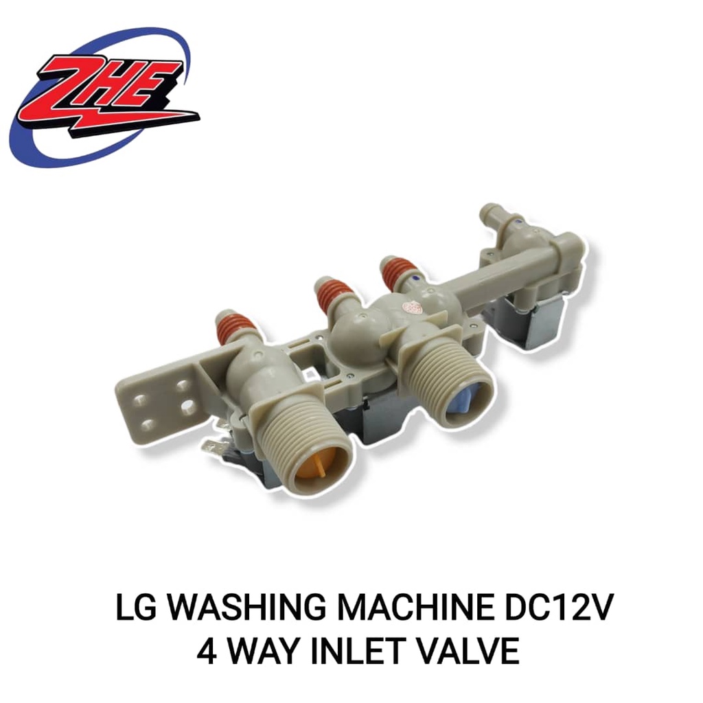 LG WASHING MACHINE 4 WAY WATER INLET VALVE / INJAP AIR MASUK MESIN ...