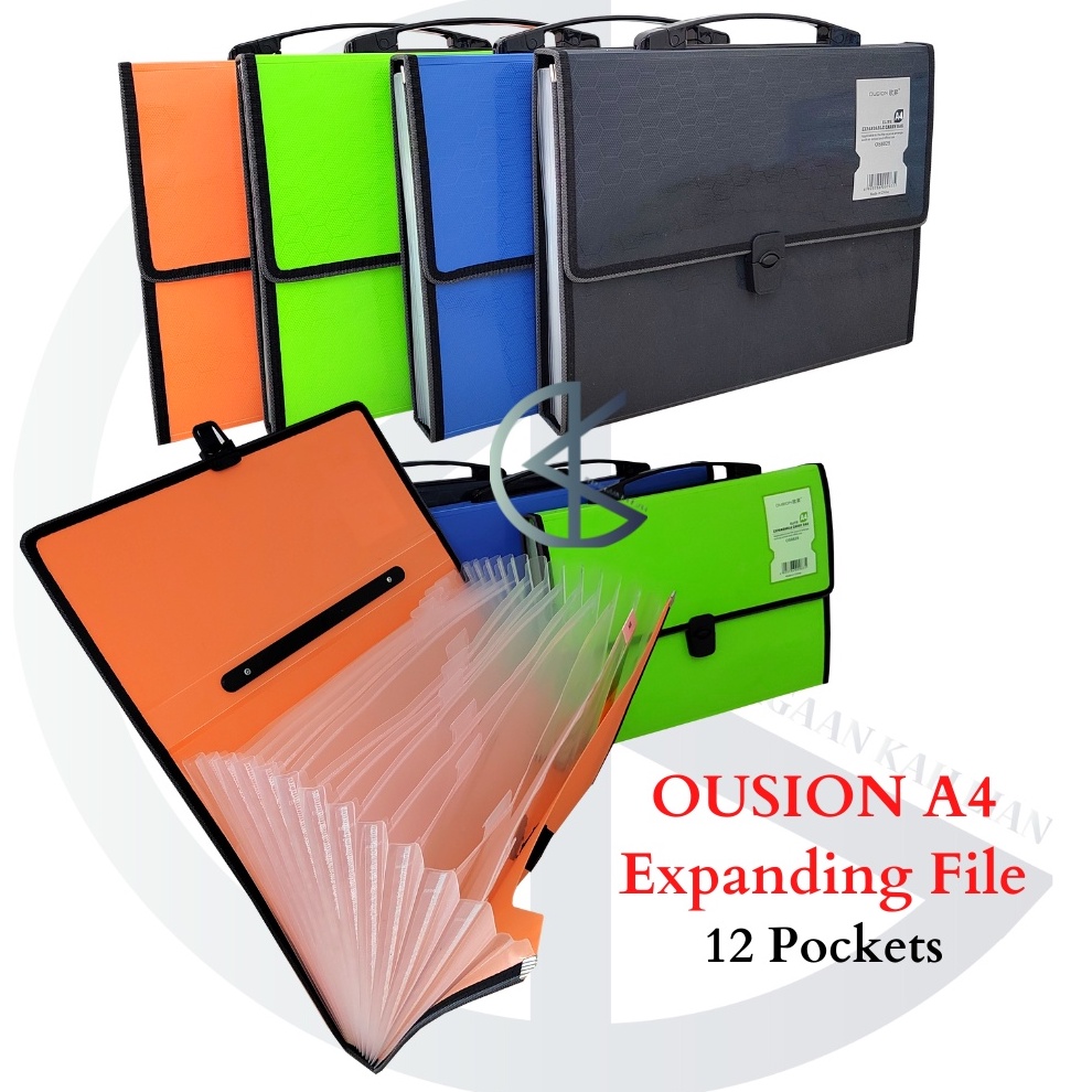 KOBEST Expanding File A4 Size / OUSION Expanding Folder Document ...