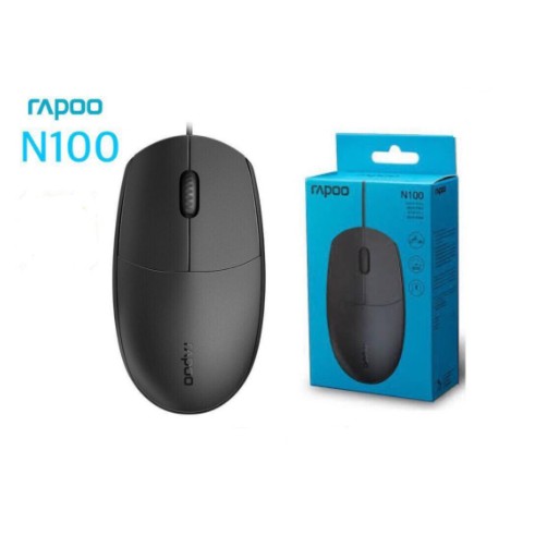 RAPOO N100 High Quality Wired Mouse Optical Mouse | Shopee Malaysia