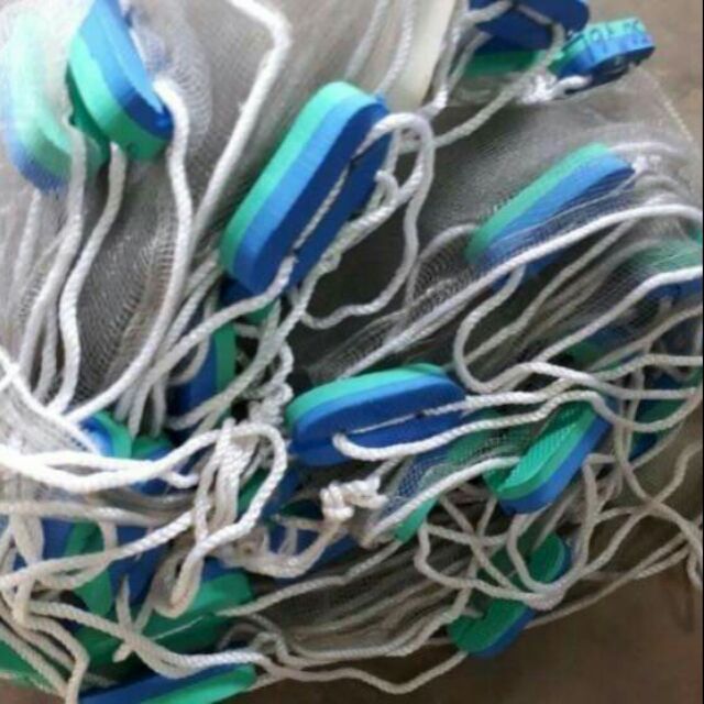 Pond and lake fish sweeping net: 10m long, 2m high, 4m bag | Shopee ...