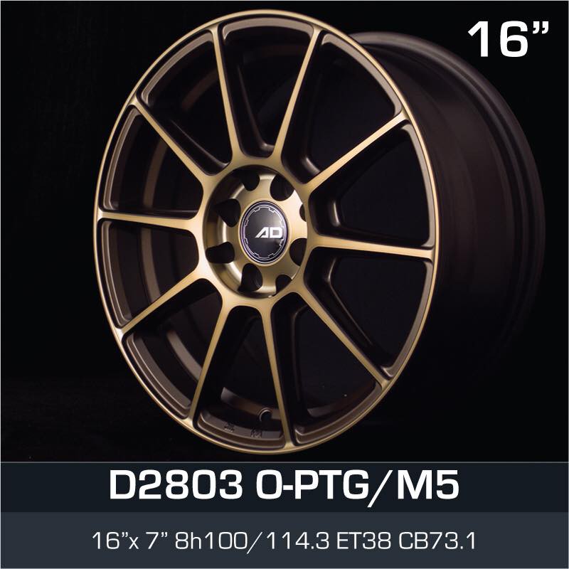 AD 16 inch 7JJ 4X100 4X114.3 ET38 ORI CAR SPORT RIMS WHEELS D2803 ...
