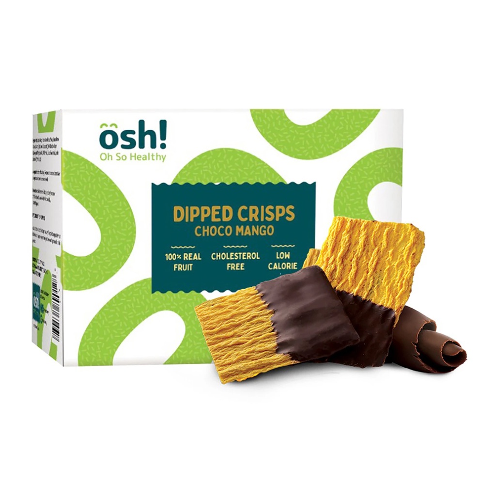 Oh So Healthy Dipped Crisps Choco Mango 100g | Shopee Malaysia