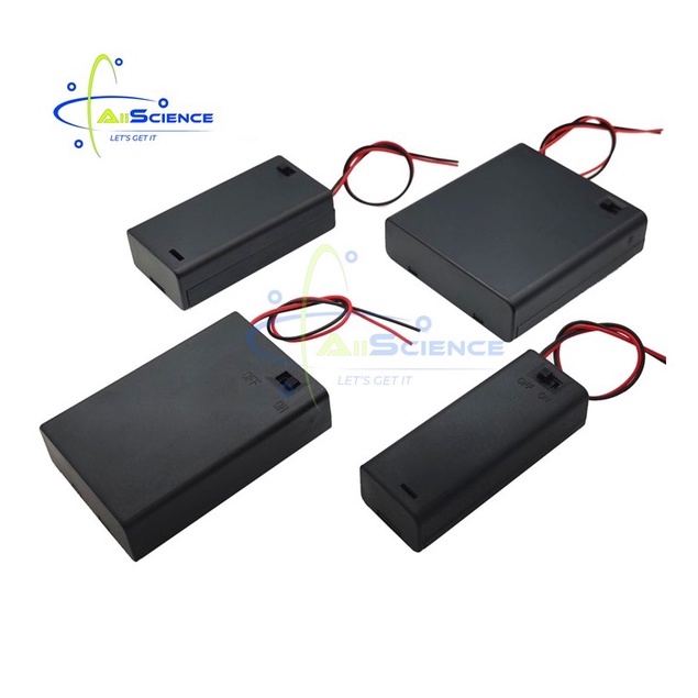 AA Battery Holder Casing With ON/OFF Switch | Shopee Malaysia
