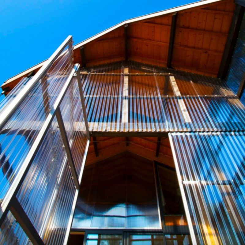 ATAP CERAH LUTSINAR 1mm ± / CORRUGATED POLYCARBONATE TRANSPARENT ROOF ...