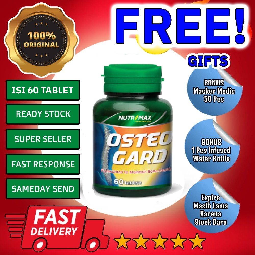 Osteo GARD NUTRIMAX Contents 60 TABLET VITAMIN Calcium For Bone ...