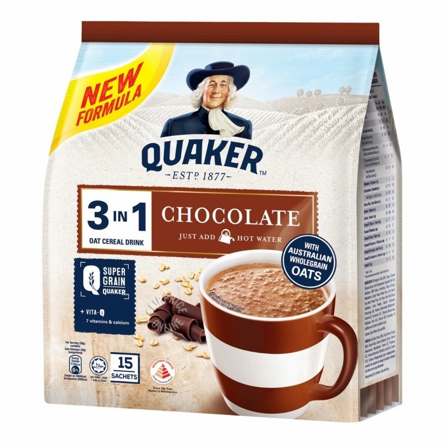 Quaker Oat 3 in 1 Cereal Drink | Shopee Malaysia