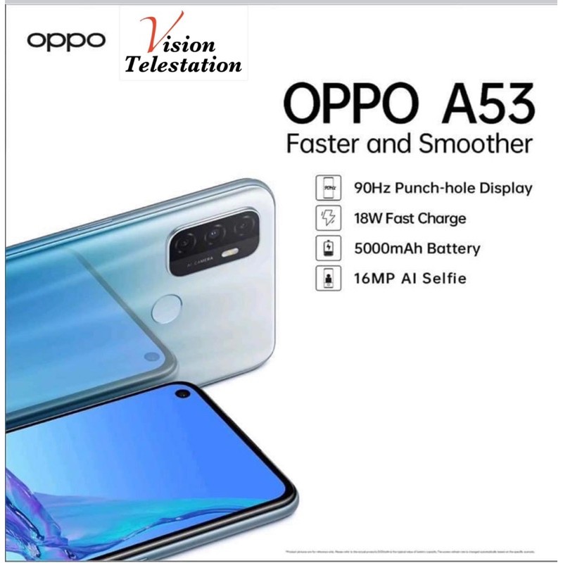 Oppo A53 4+64GB 100% Ori Oppo Malaysia SET | Shopee Malaysia