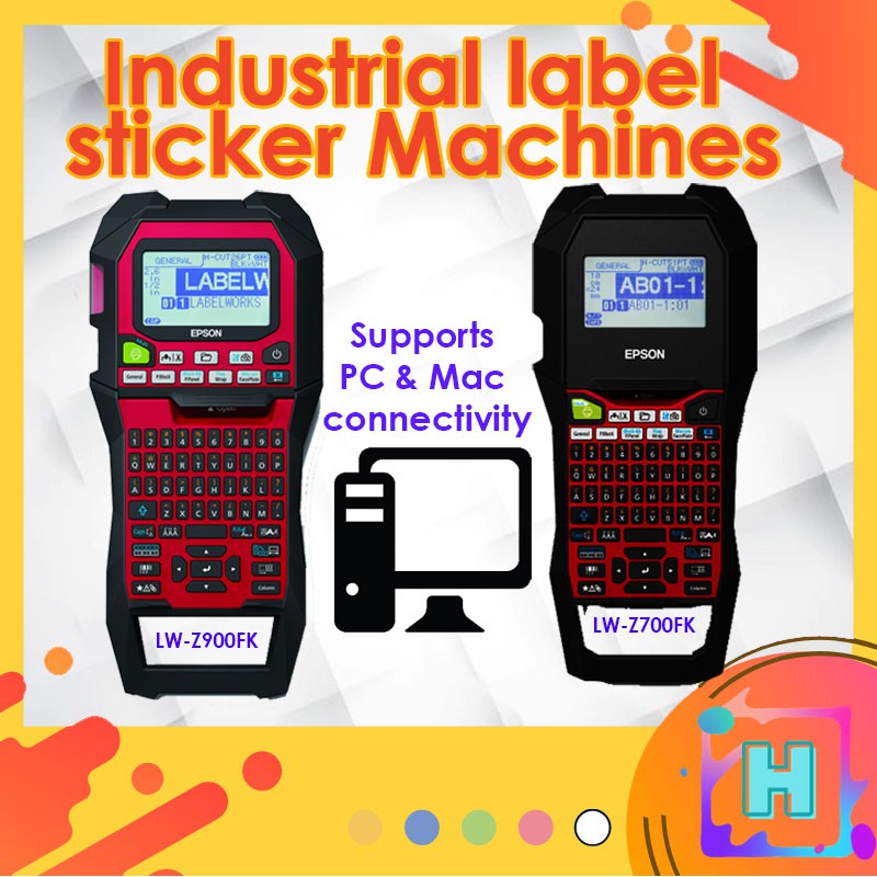 🔥Epson LW Z700FK ｜ LW Z900FK Industrial Portable Handheld Label Maker ...