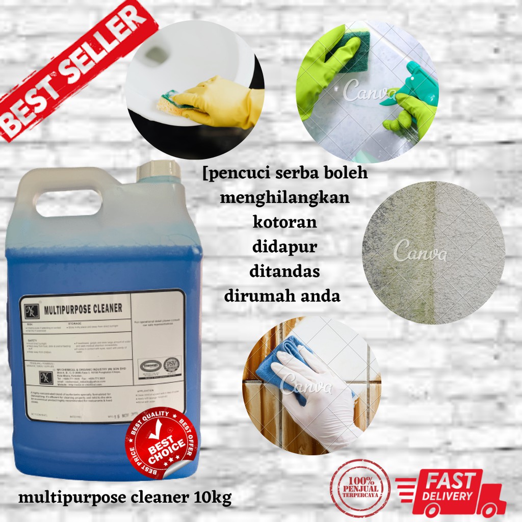 multipurpose cleaner 10kg nr chemical/ sabun pencuci serba guna ...