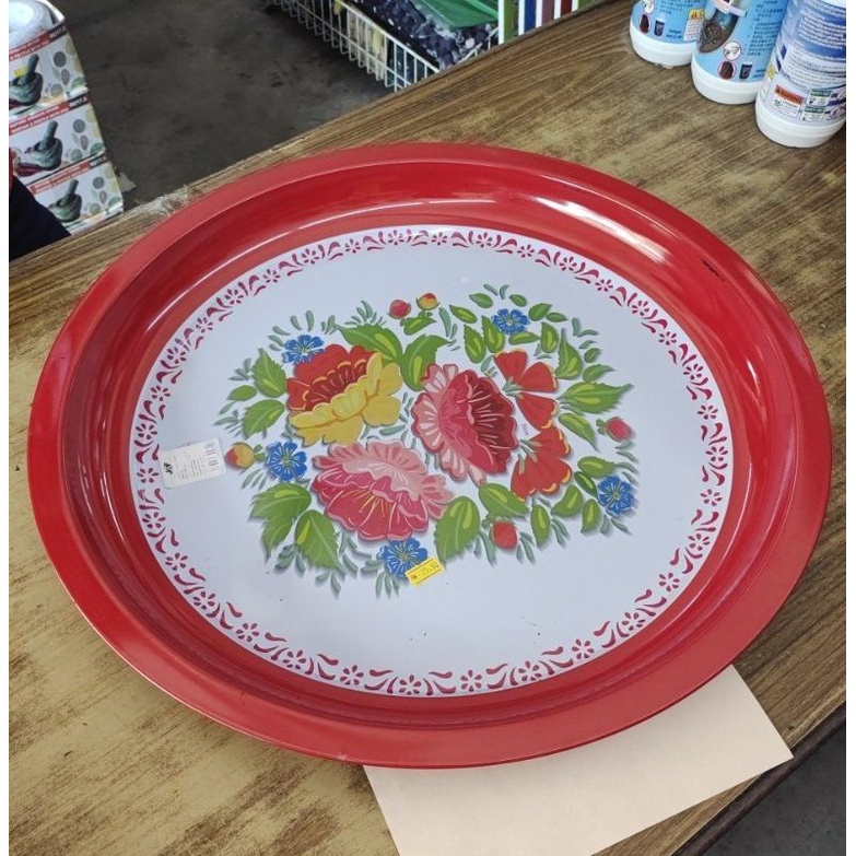 Enamel Tray /Talam /Dulang /Round Steel Tray /Steel Plate / Talam ...