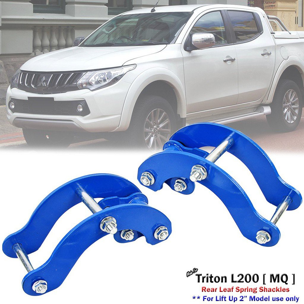 Lift 2" Rear Comfortable Shackles Lift Kit For Mitsubishi Triton 2015 ...