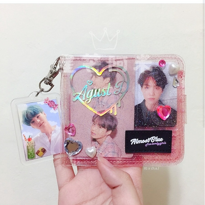 INS PVC Clear Wallet Folding Transparent Card Holder Purse for 3inch ...