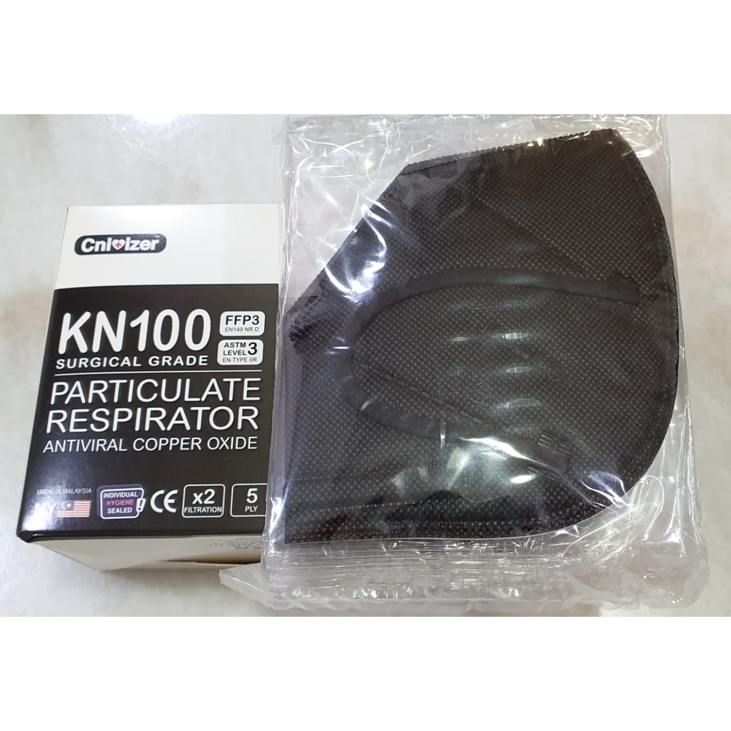 🔥GREAT DEAL🔥 Cnitizer KN100 5ply Surgical Grade Particulate Respirator Face Mask / Antiviral ...