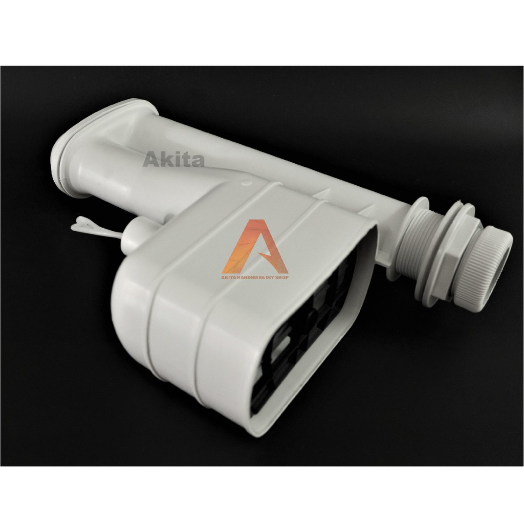 Square Plastic Cistern Siphon / PVC Replacement Bathroom Toilet Siphon ...