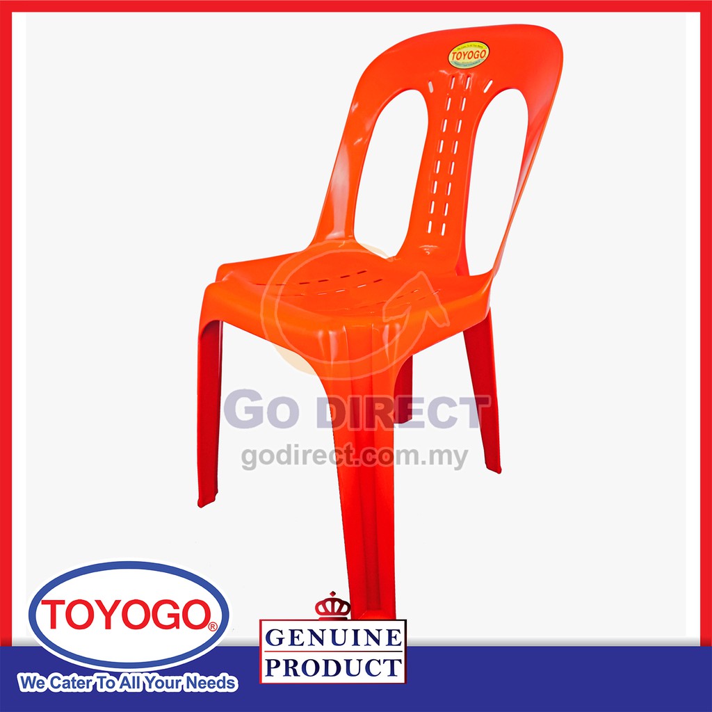 2 X TOYOGO Plastic Chair Home Furniture Kitchen Home Office Dining Kopitiam 478 Kerusi Plastik Shopee Malaysia