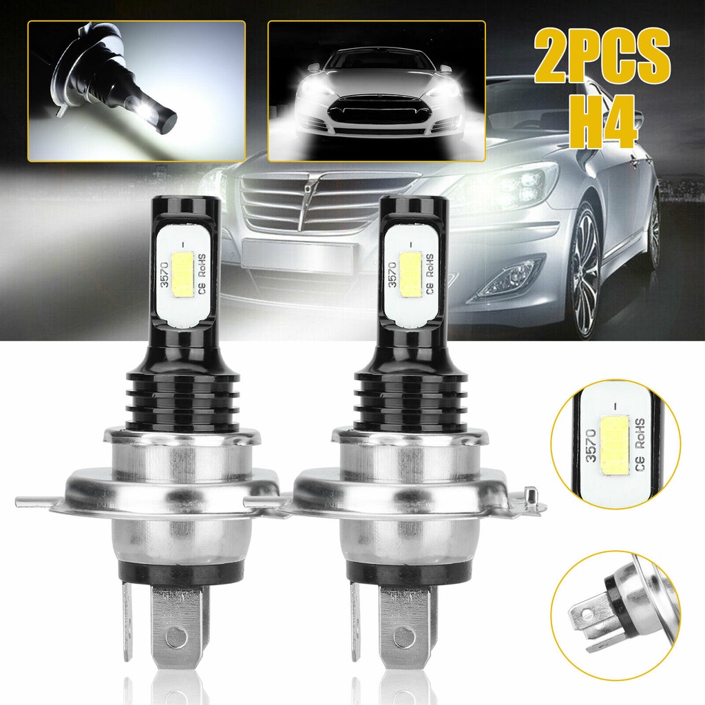 2Pcs H4 H7 Led Bulbs Car Headlight H11 H8 H9 9005 HB3 9006 HB4 Led Light Auto Fog Light H1 H3 ...