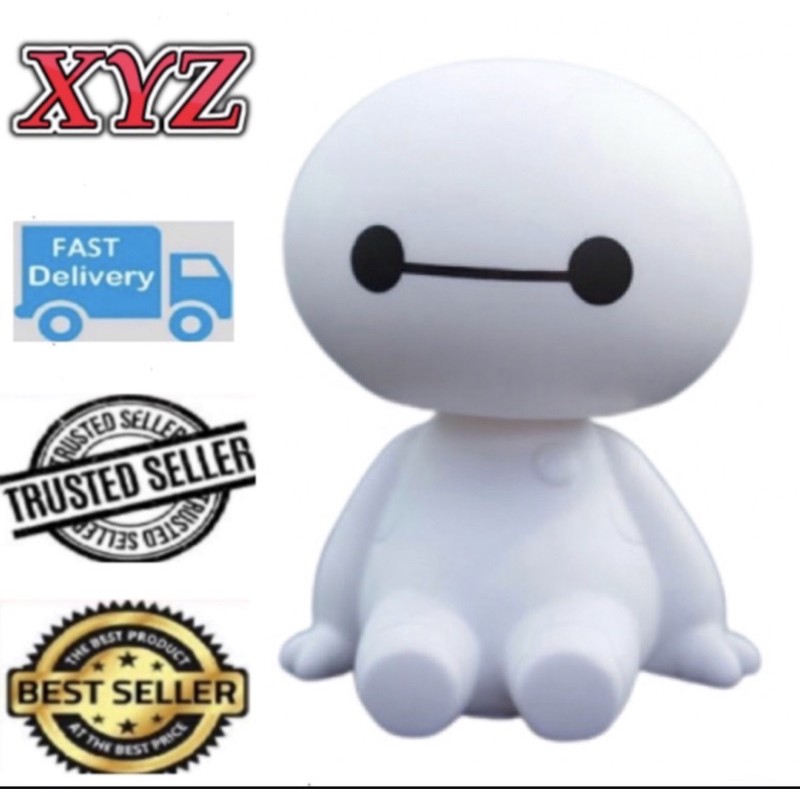 Disney Big Hero 6 BAYMAX Bobble Head Figure (100% Ready Stock Fast ...
