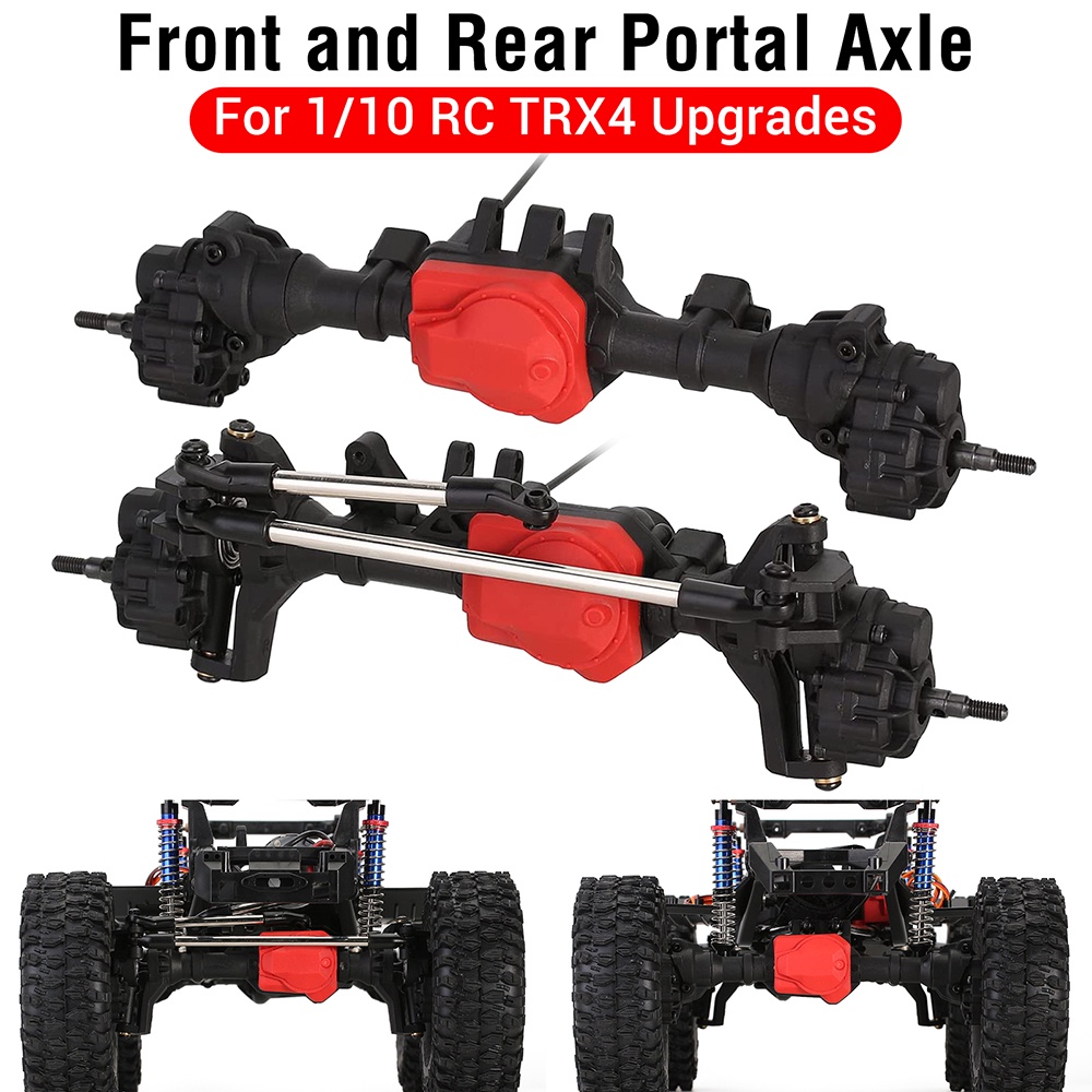 RC Portal Axles 1/10 Front Rear with T-lock for Traxxas TRX-4 RC ...