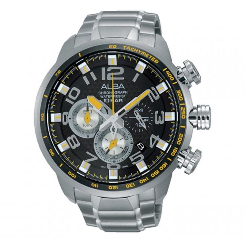 Alba chronograph men watches vk63-x022 | Shopee Malaysia