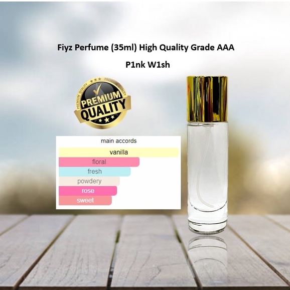 PERFUME PINK WISH (WOMEN) V.S(35ML BOTTLE) EAU DE PARFUM HIGH QUALITY ...