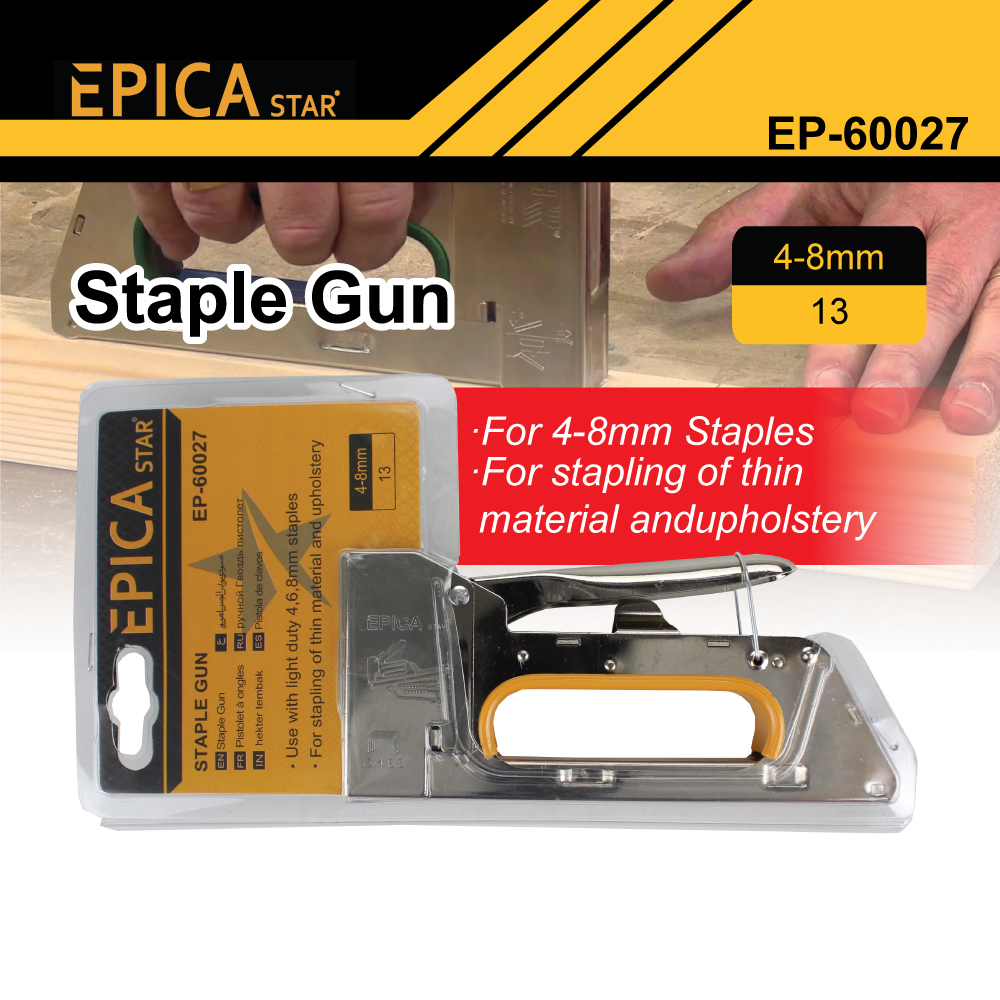Stapler Staple Tool Staple Gun 4 / 6 / 8mm Epica Star Tacker Stapler 3 ...