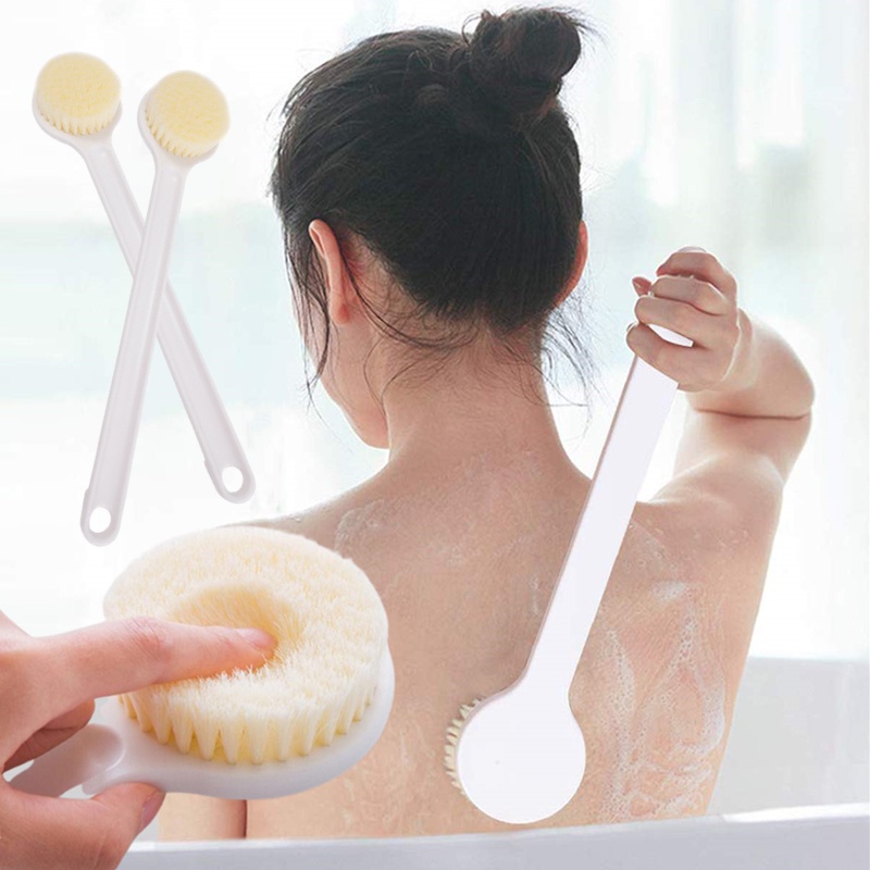 Simple Long Handle Rub Back Massage Brush/Household Soft Bristles ...