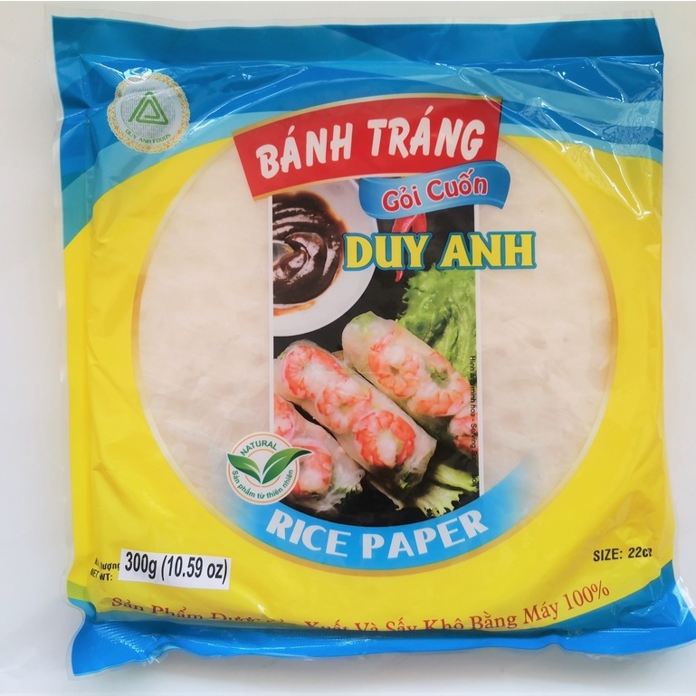 [Duy Anh] Banh Trang Vietnam Rice Paper (Popiah) 22cm 越南米紙春捲皮-300gm ...