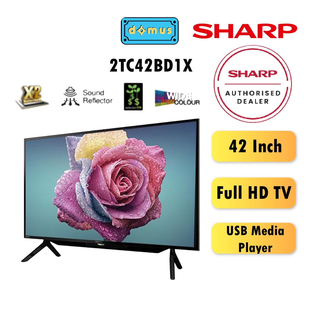 Sharp Aquos Full HD TV (42") 2TC42BD1X / 2TC42BG1X (ANDROID) | Shopee Malaysia