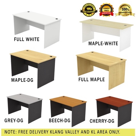 4 FT WRITING TABLE / OFFICE TABLE / MEJA PEJABAT / MEJA TULIS (FREE ...