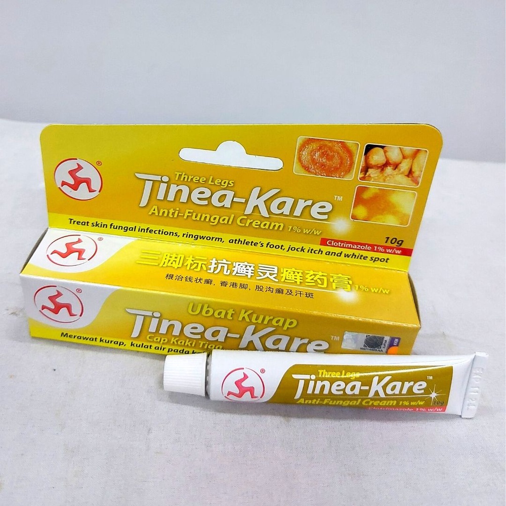 三脚标抗癣灵癣药膏 Ubat Kurap Tinea-Kare Cap Kaki Tiga / Three Legs Tinea-Kare ...