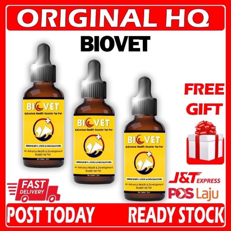 [ORIGINAL HQ] BIOVET ADVANCE HEALTH BOOSTER 30ml Free Postage Vitamin Kucing | Shopee Malaysia