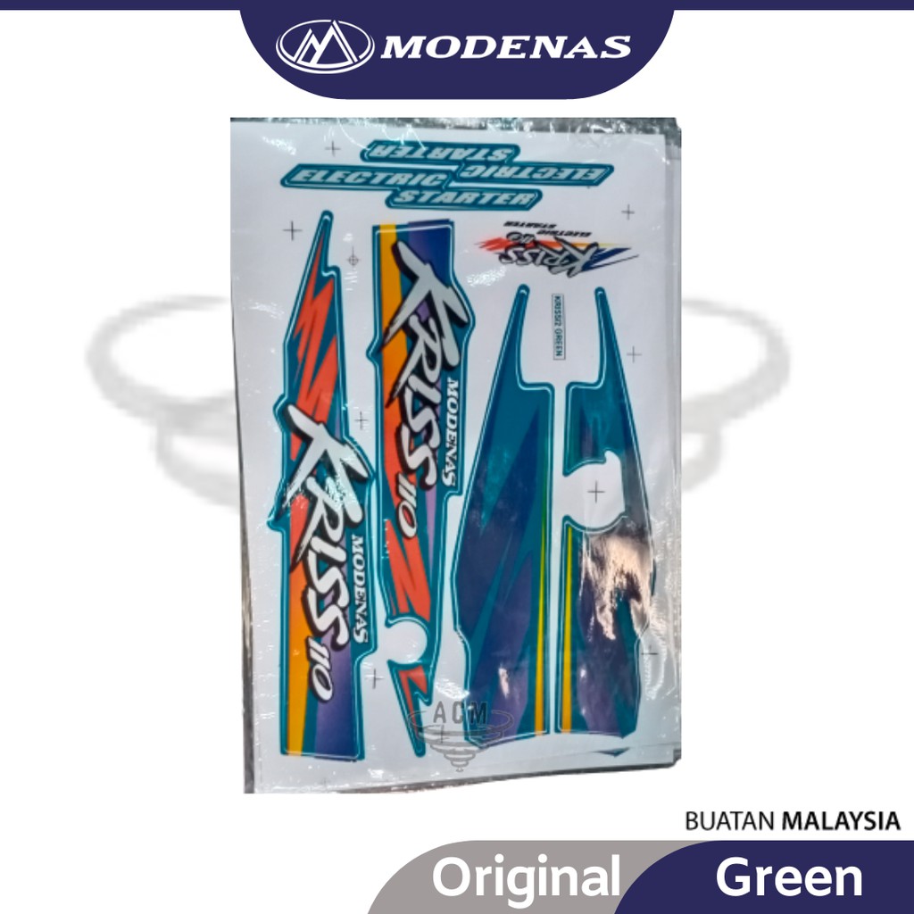 MODENAS Kriss Body Cover Set Coverset Stripe Strike Sticker 1 2 FL 1FL ...